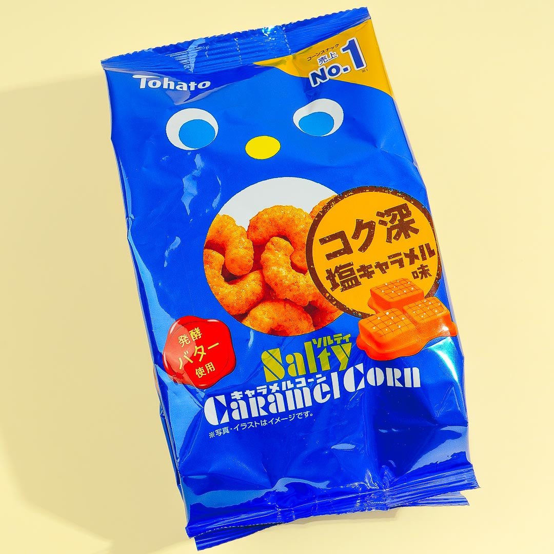 Tohato Caramel Corn - Salty Caramel – Japan Candy Store