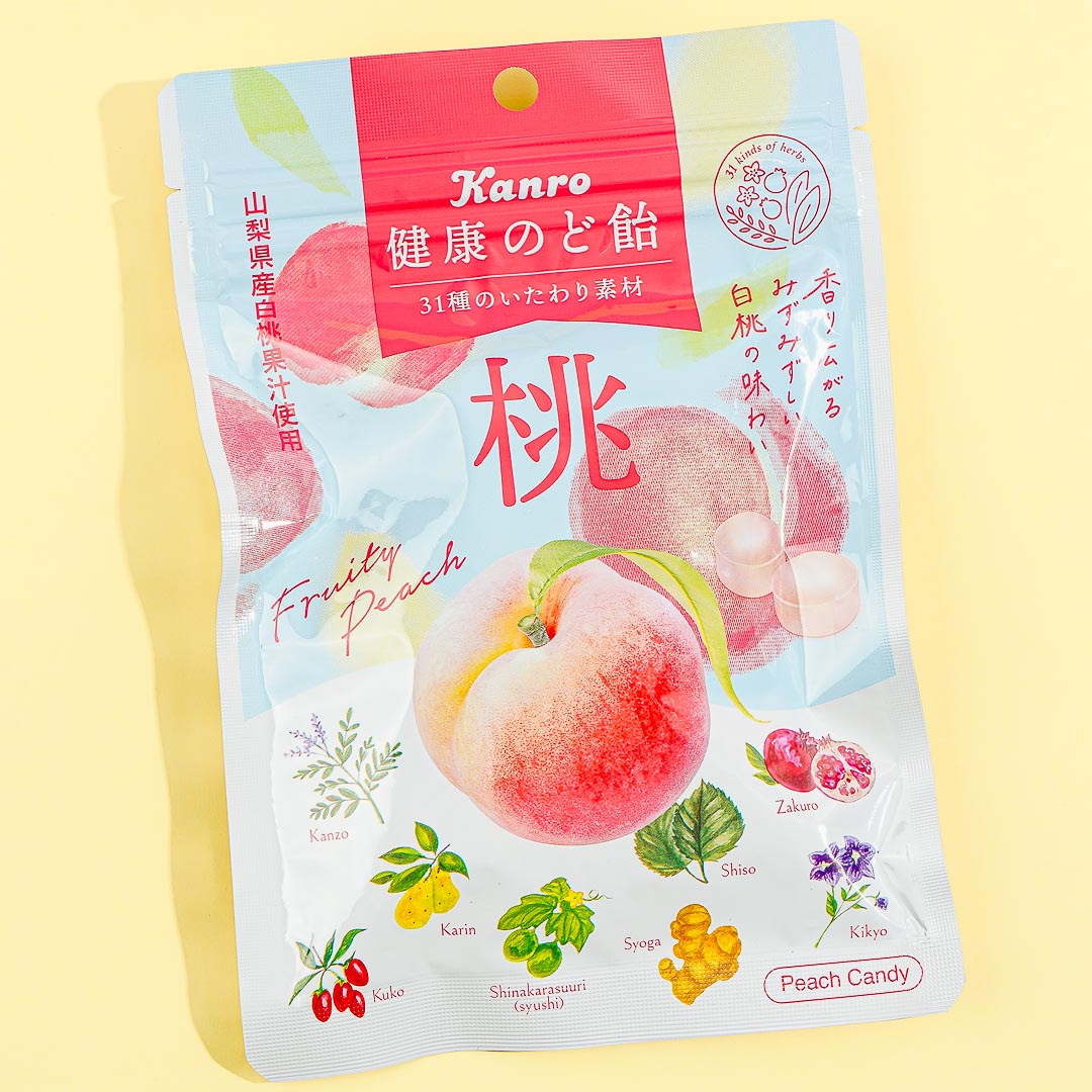 Kanro Healthy Throat Lozenge - Peach – Japan Candy Store