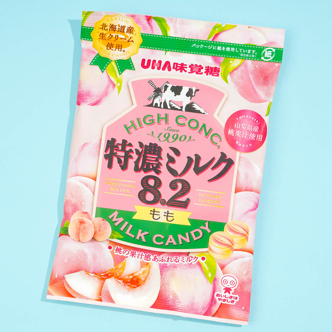 UHA Tokuno Milk 8.2 High Concentrated Candy - Peach – Japan Candy Store