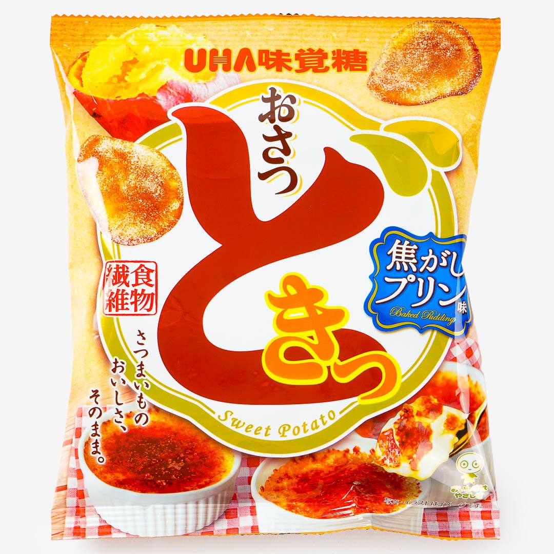 UHA Mikakuto Osatsu Doki Sweet Potato Chips - Burnt Pudding – Japan ...