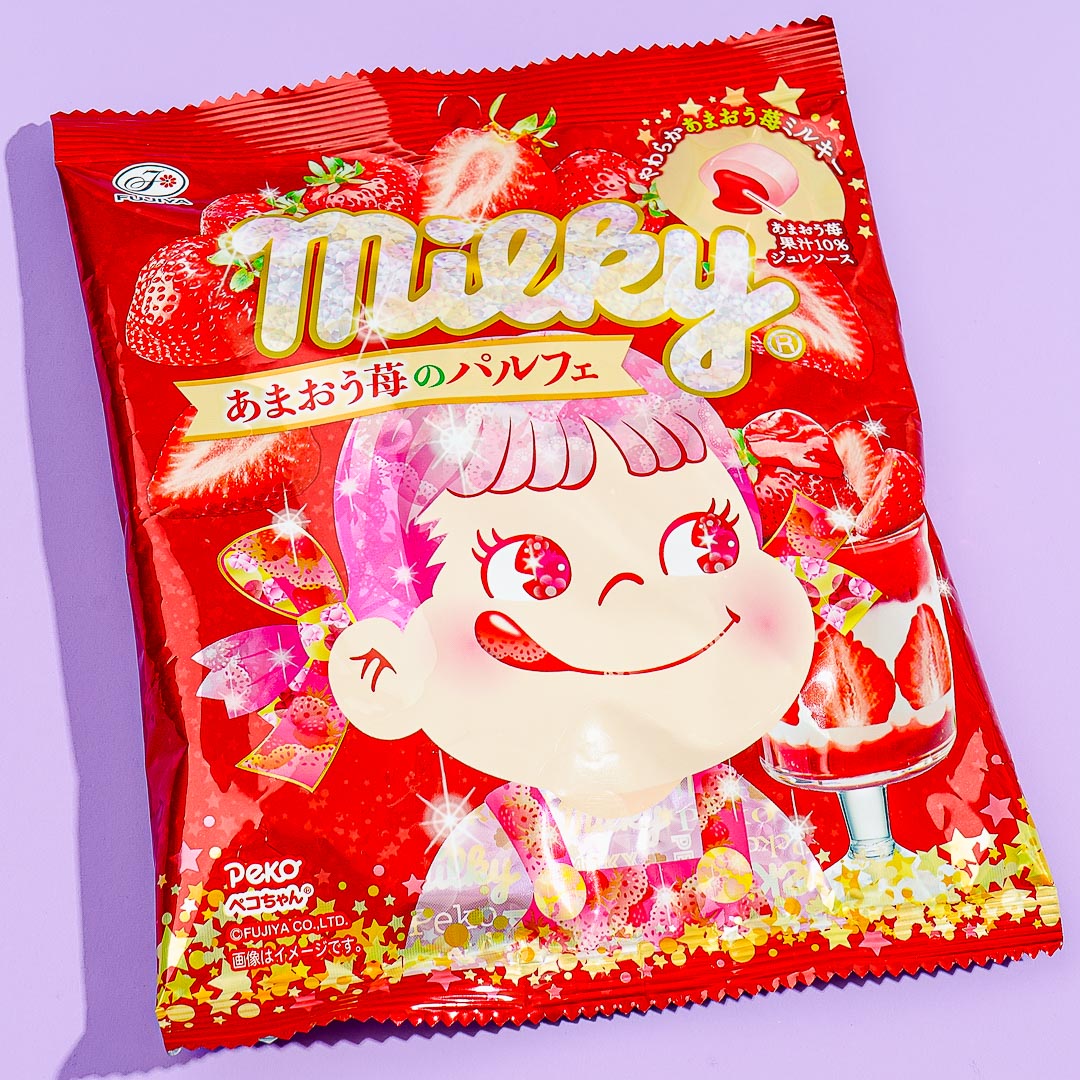 Milky Peko-Chan Strawberry Parfait Candy – Japan Candy Store