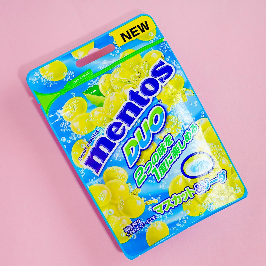 Mentos DUO Candy - Muscat & Soda – Japan Candy Store