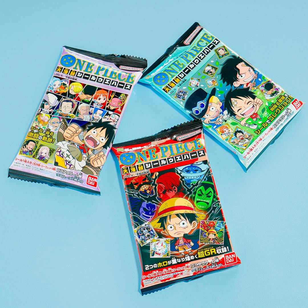 One Piece Large Pirate Wafer With Sticker – Japan Candy Store