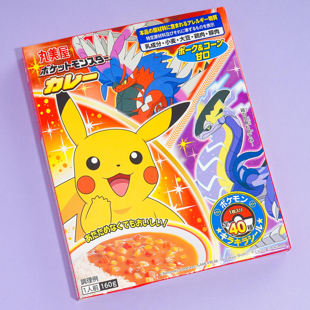 Pokémon Instant Pork & Sweet Corn Curry – Japan Candy Store