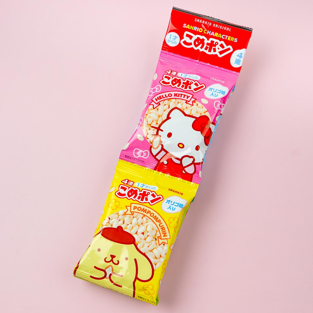 Sanrio Characters Puffed Rice Snacks Set - 4 pcs – Japan Candy Store