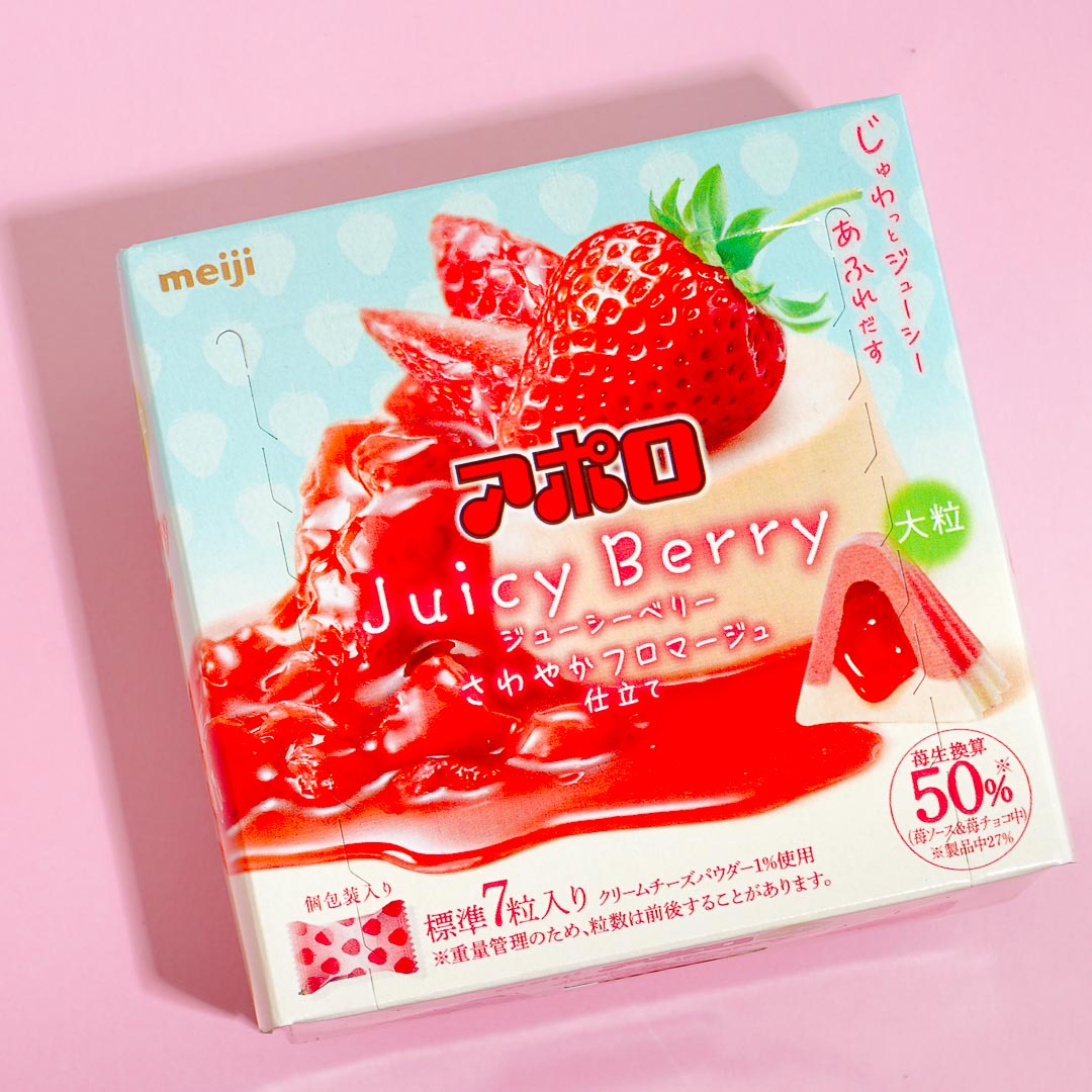 Apollo Strawberry Chocolate - Juicy Berry Cheesecake – Japan Candy Store