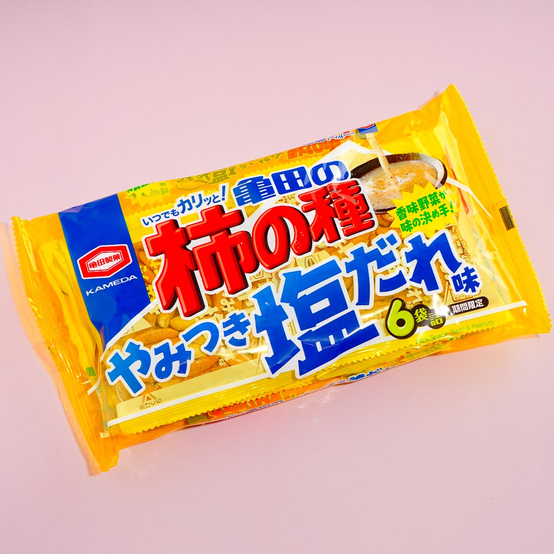 Kameda Kaki No Tane Senbei Snack Bag - Salty Sauce – Japan Candy Store