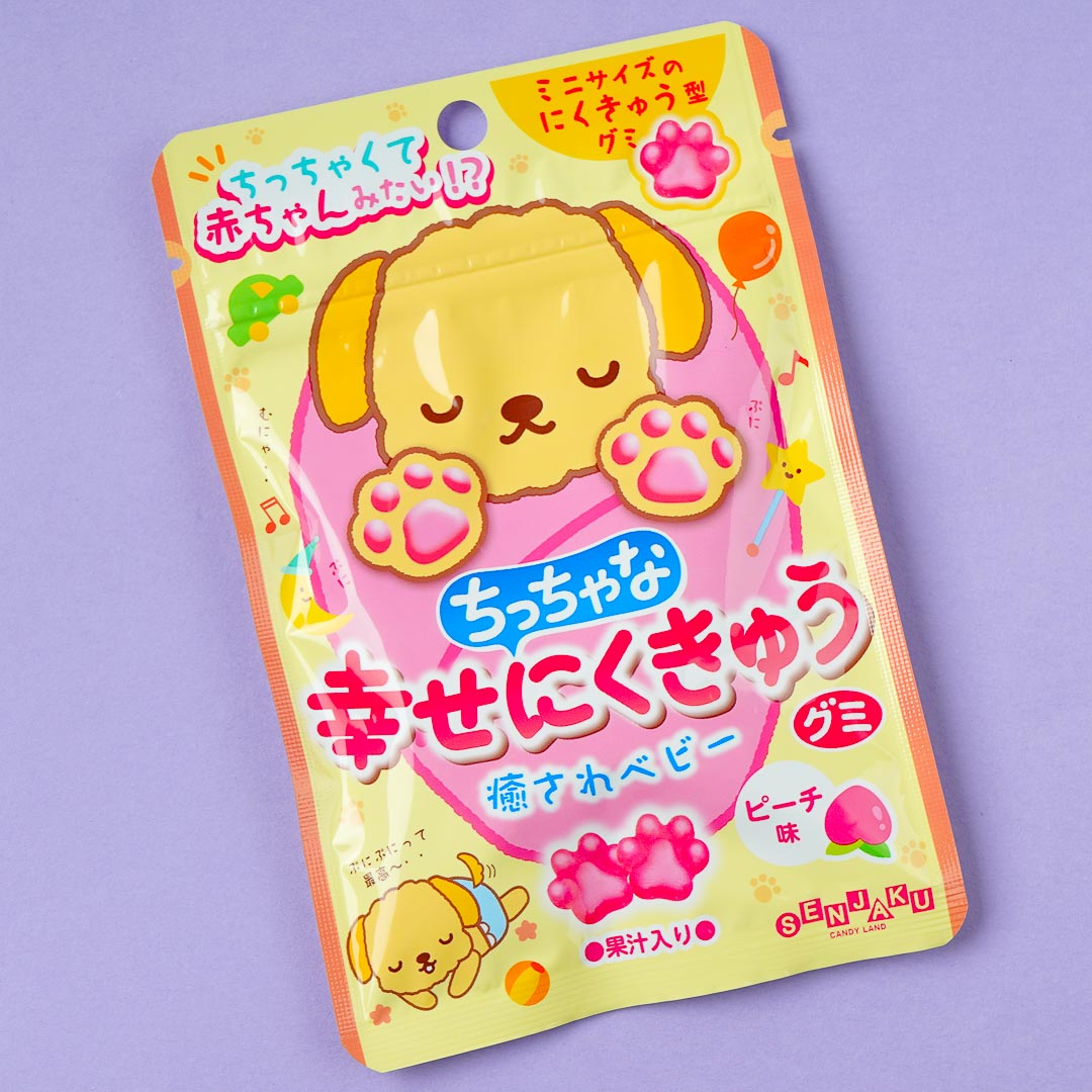 Senjaku Happy Nikukyu Dog Paw Gummy - Peach – Japan Candy Store