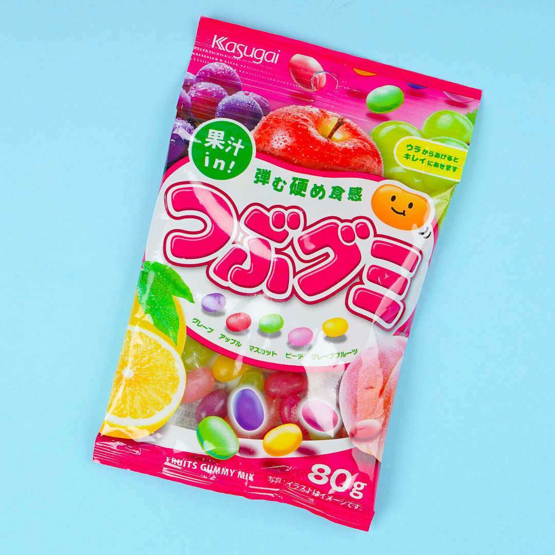 Kasugai Tsubu Gummy Candy - Assorted Fruit Mix – Japan Candy Store
