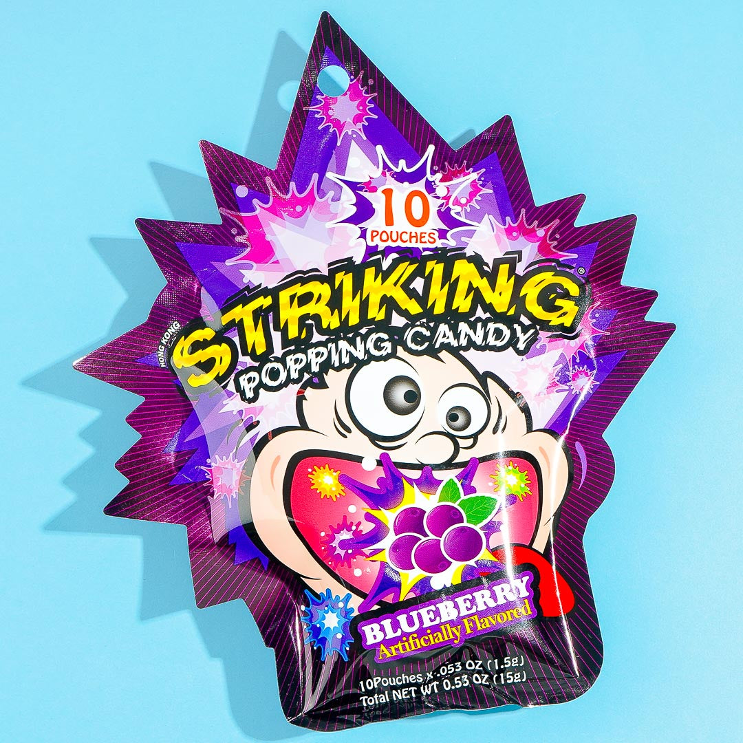 Striking Popping Candy - Blueberry – Japan Candy Store