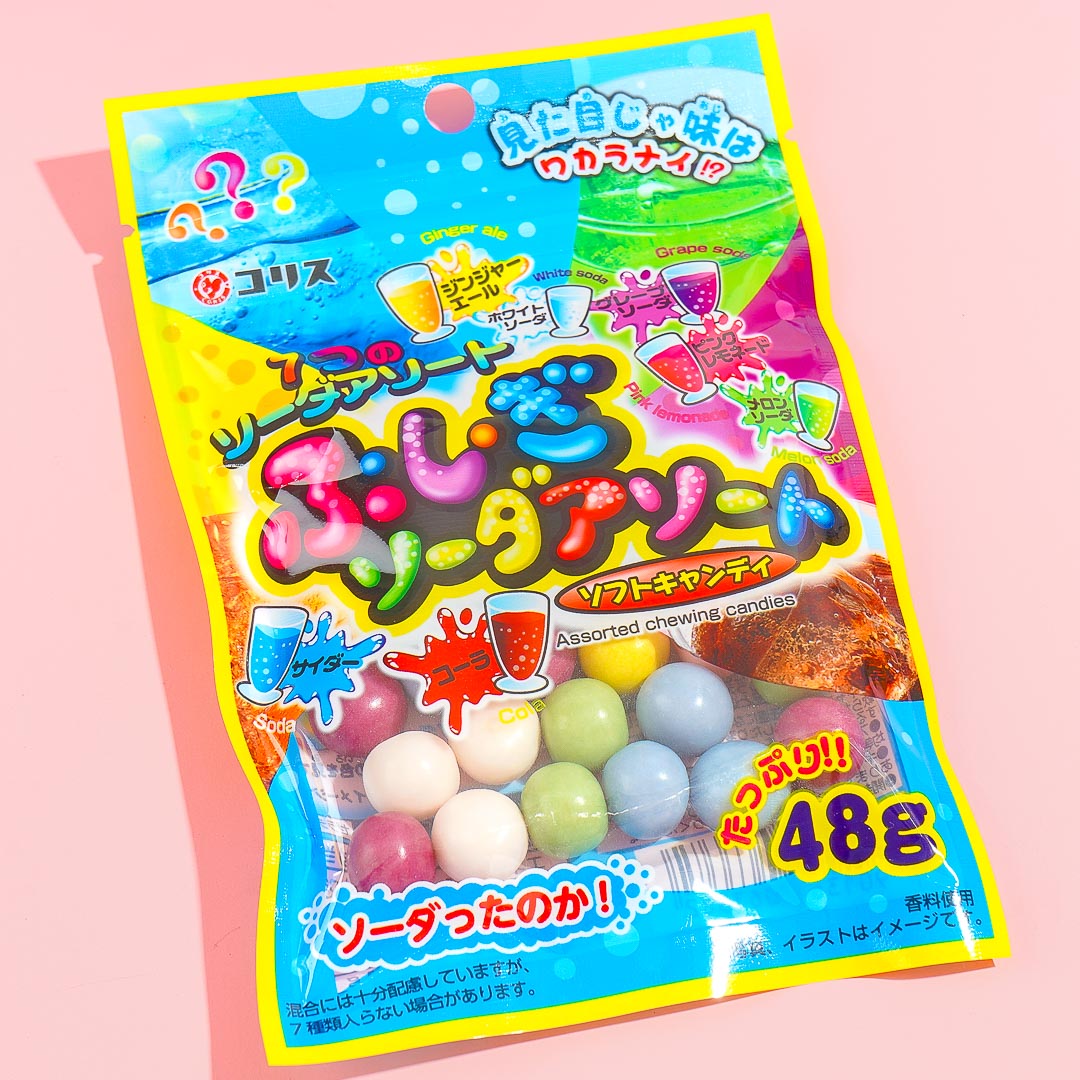 Coris Mysterious Soda Assorted Soft Candy - 48g – Japan Candy Store