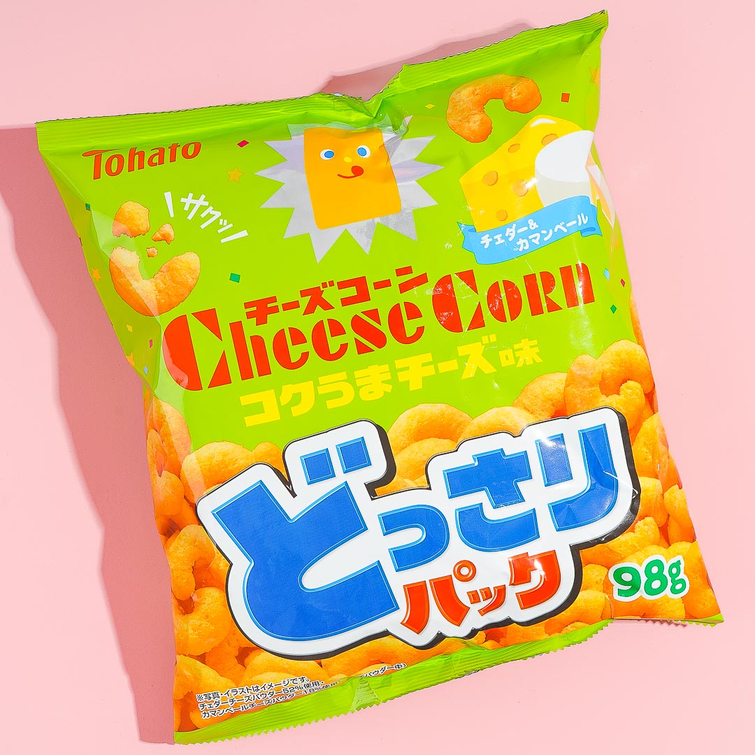 Tohato Cheese Corn Large Pack - Cheddar Cheese – Japan Candy Store