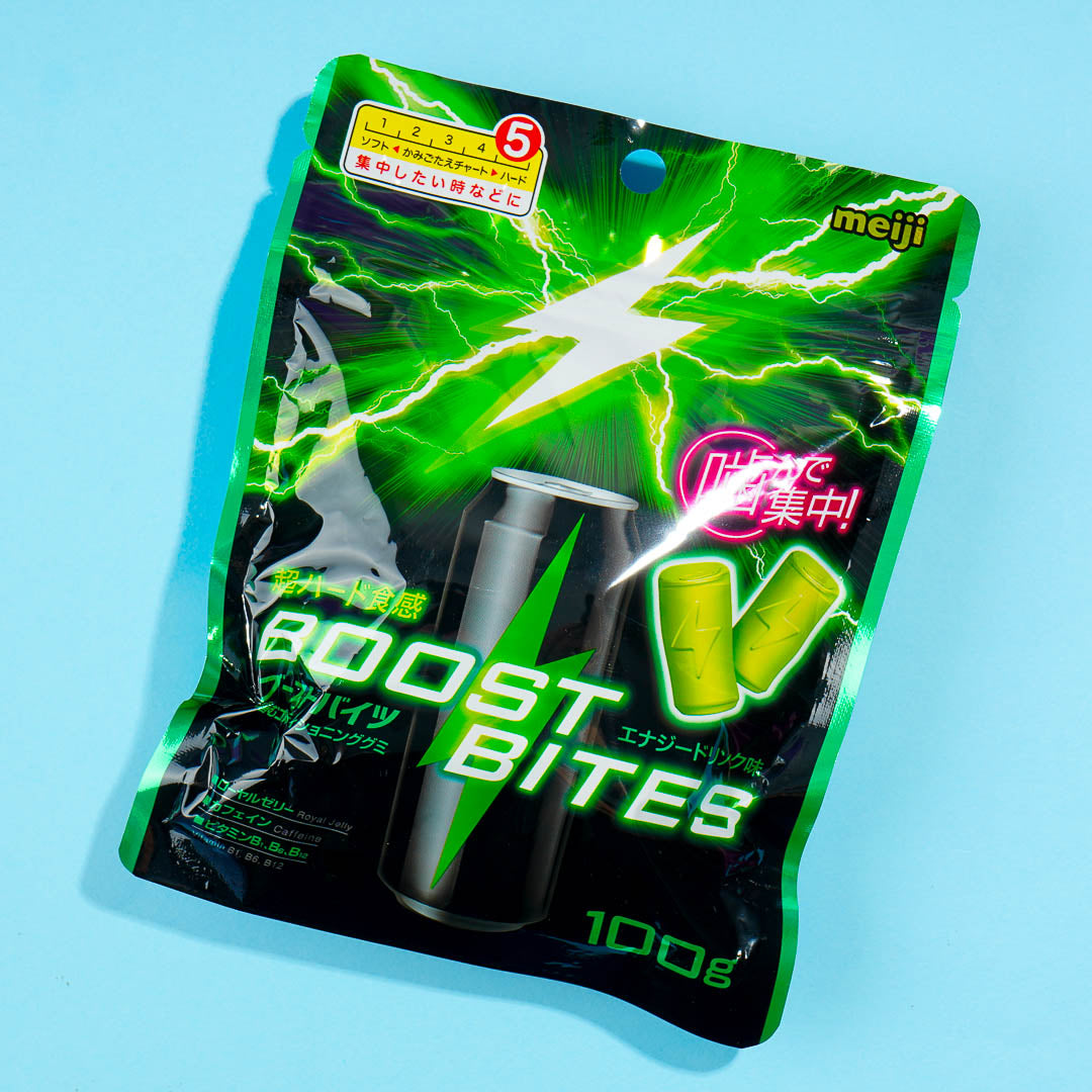 Meiji Boost Bites Gummy Candy - Energy Drink – Japan Candy Store