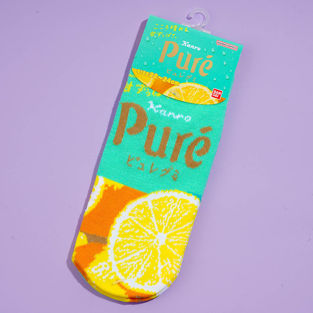 Pure Gummy Socks - Lemon – Japan Candy Store
