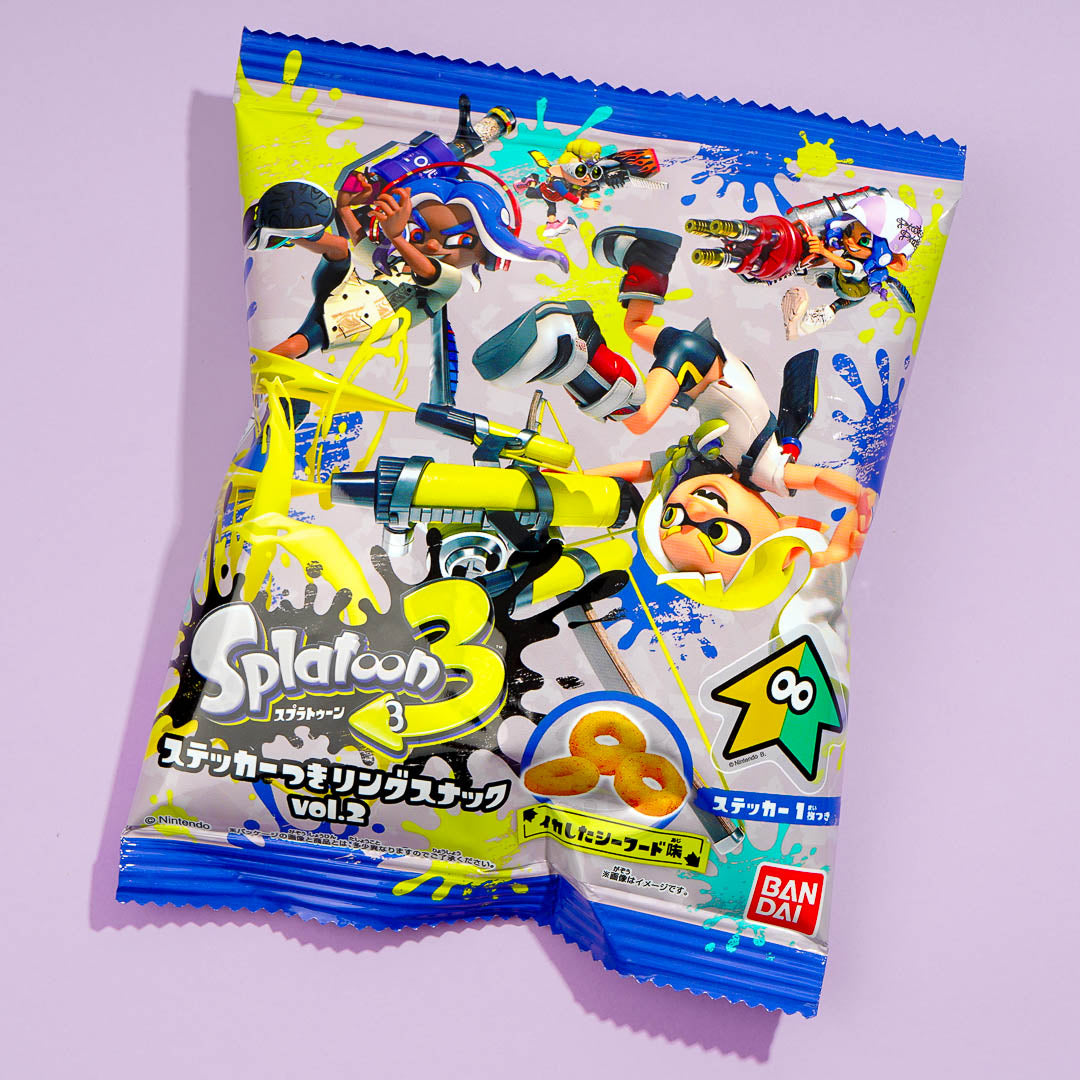 Splatoon 3 Ring Snack With Sticker – Japan Candy Store