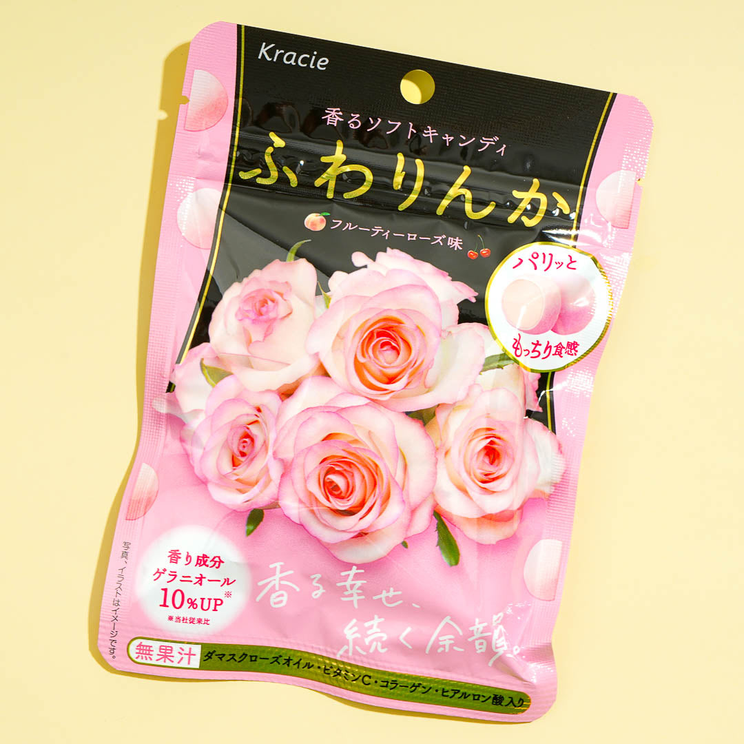 Kracie Fuwarinka Chewy Candy - Rose with Collagen – Japan Candy Store
