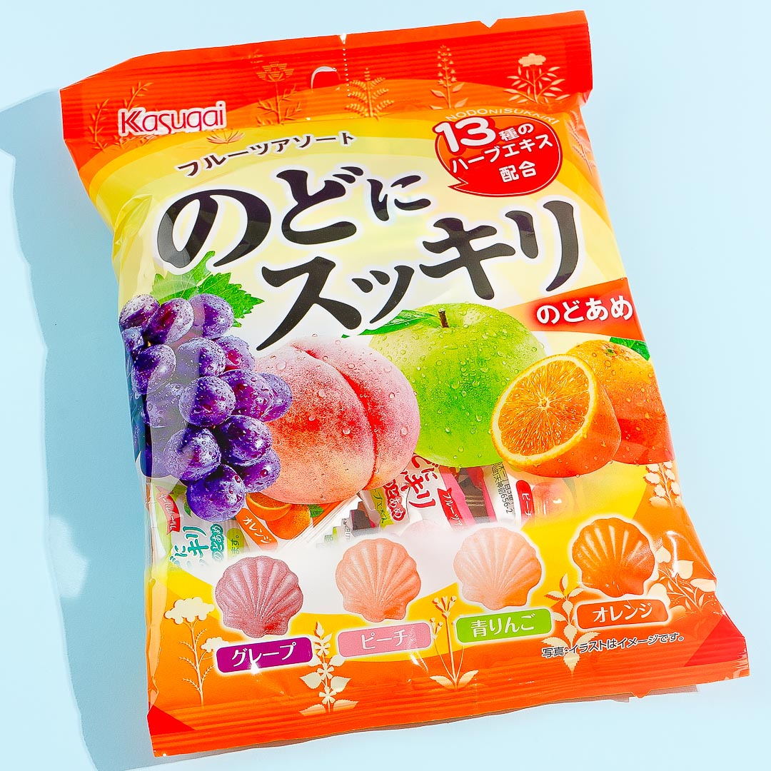 Kasugai Refreshing Throat Candy - Fruit Assortment – Japan Candy Store