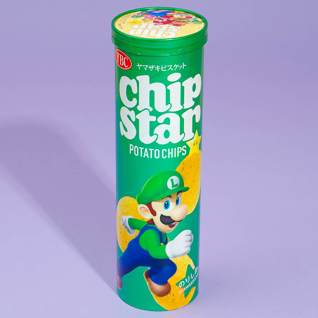 Super Mario Chip Star Potato Chips - Nori Shio / Large – Japan Candy Store
