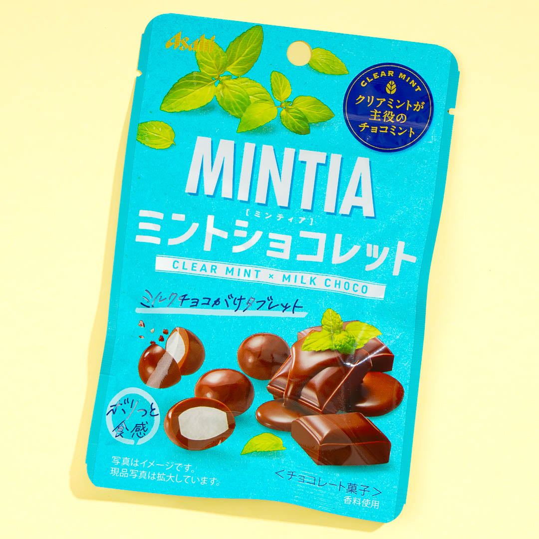 Asahi Mintia Mints - Clear Mint x Milk Choco – Japan Candy Store