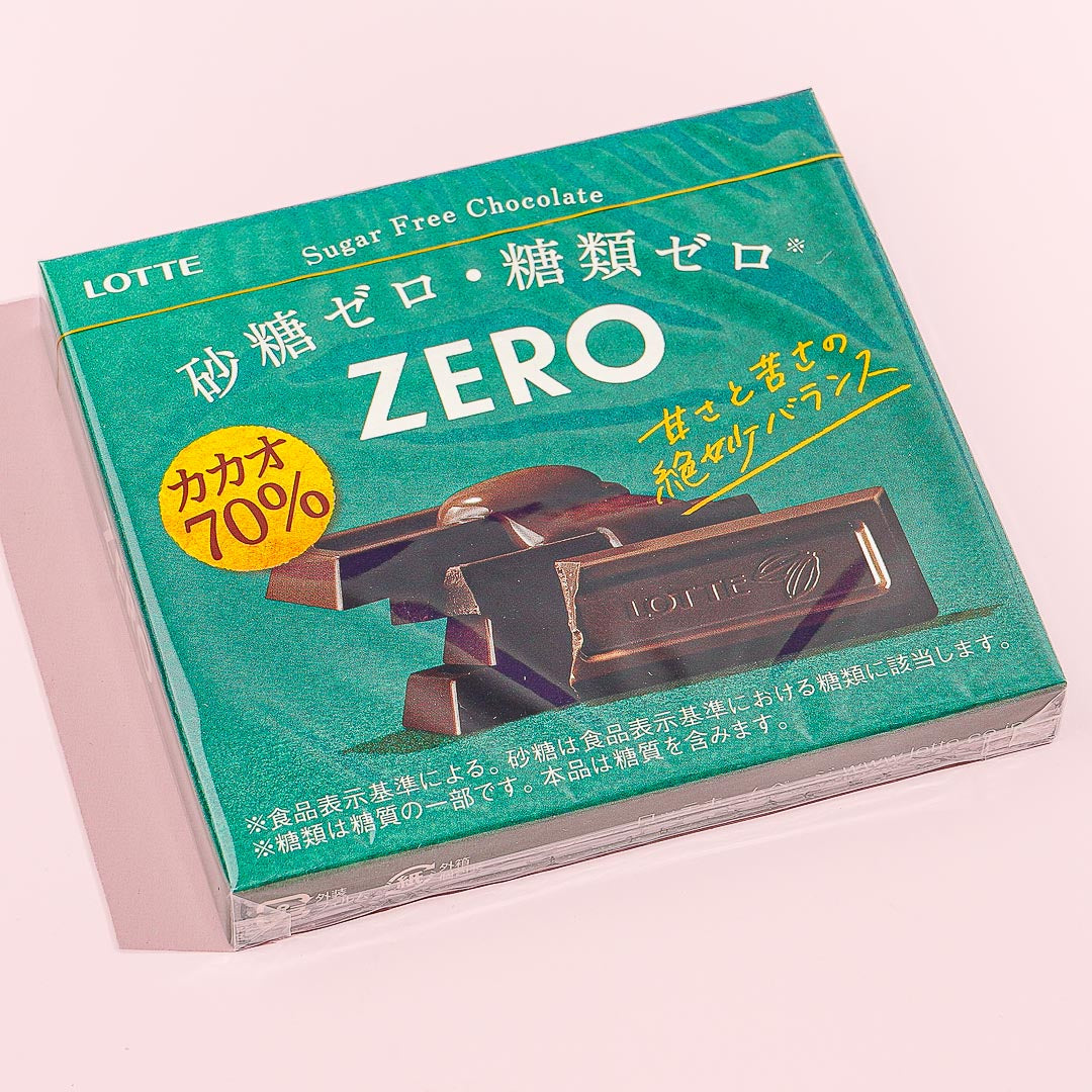 Lotte ZERO Sugar Free Chocolate - 70% Cacao – Japan Candy Store