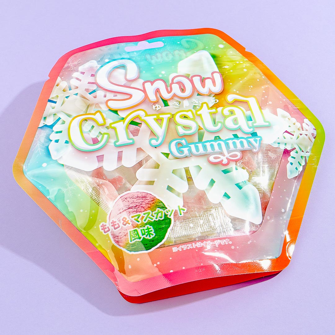 Snow Crystal Gummy - Peach & Muscat – Japan Candy Store