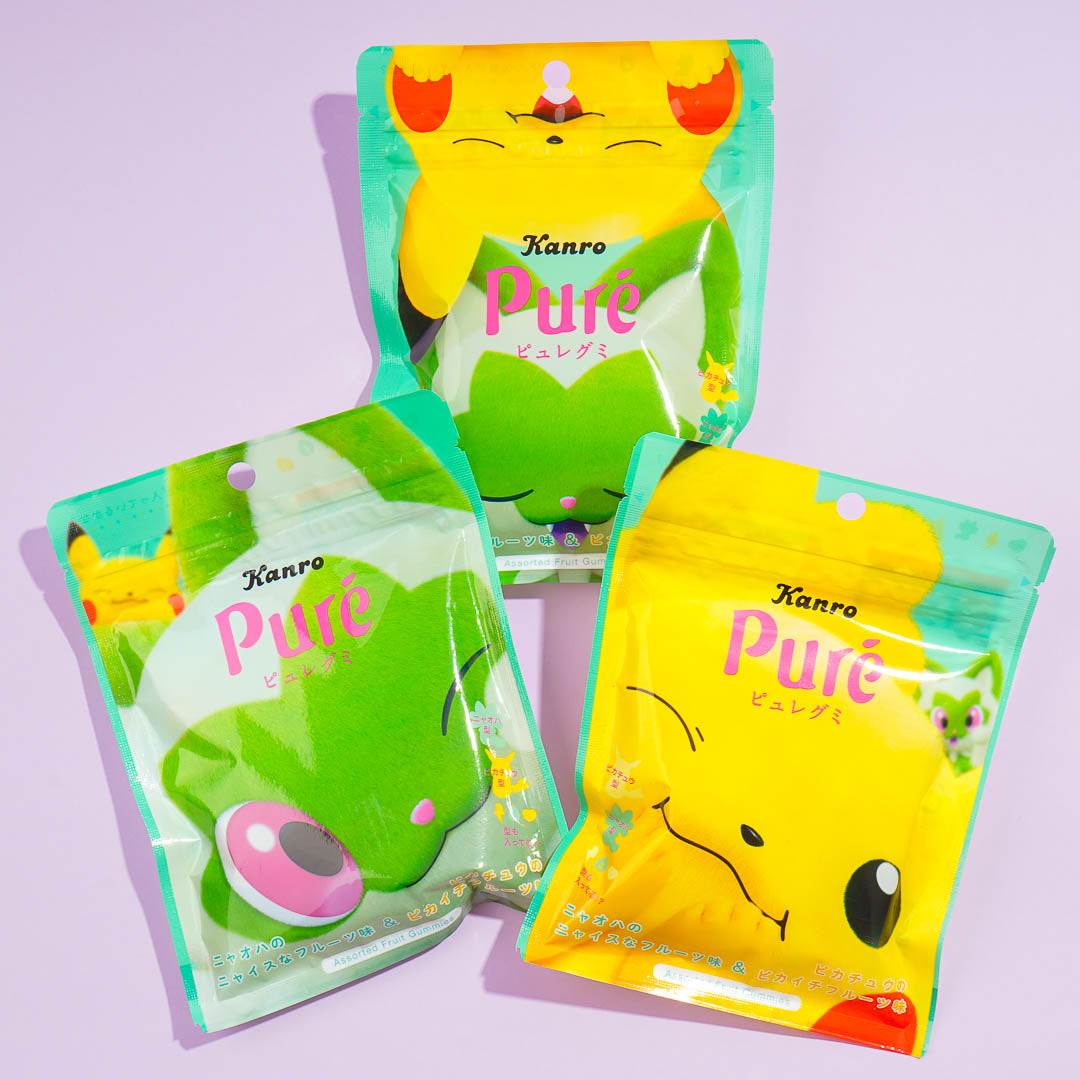 Pokemon Pikachu & Nyahoja Pure Gummy – Japan Candy Store