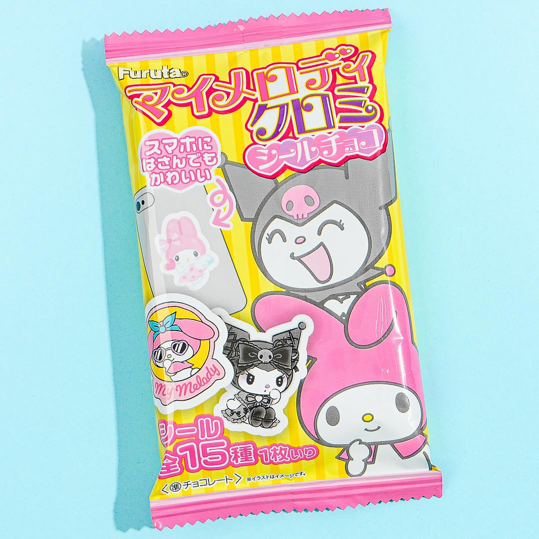 My Melody & Kuromi Seal Chocolate With Sticker – Japan Candy Store