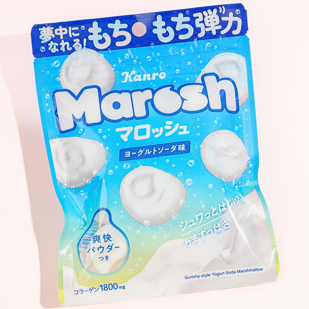 Kanro Marosh Marshmallows - Yogurt Soda – Japan Candy Store