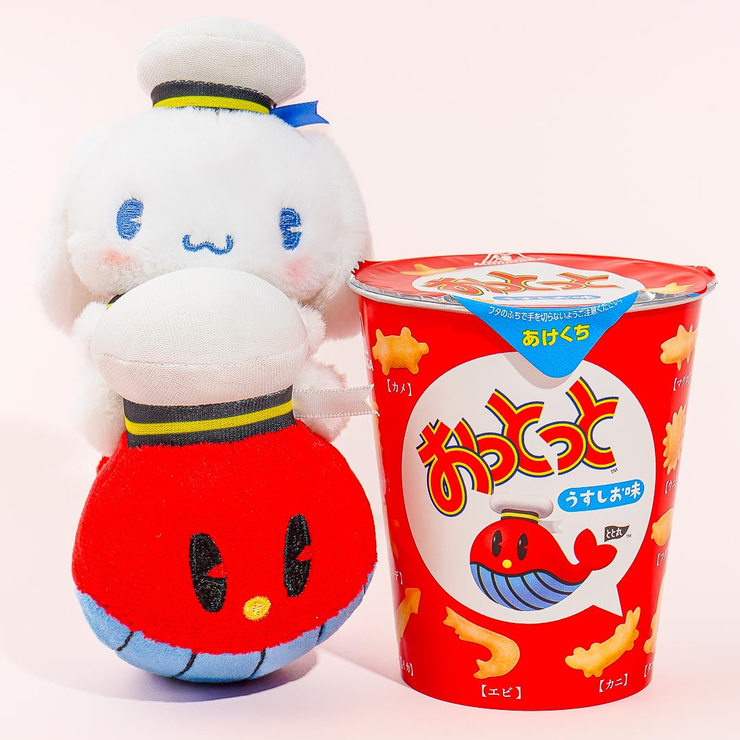 Ottotto x Sanrio Characters Plushie Charm & Crackers - Cinnamoroll ...