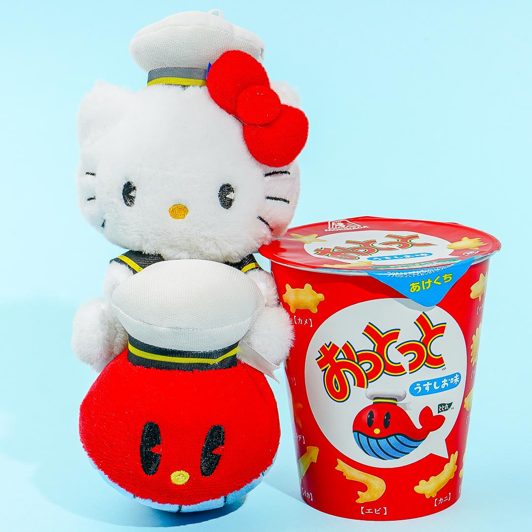 Ottotto x Sanrio Characters Plushie Charm & Crackers - Hello Kitty ...