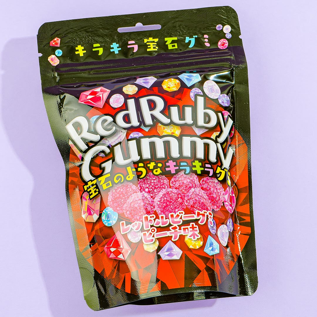 Red Ruby Gummy Candy - Peach – Japan Candy Store