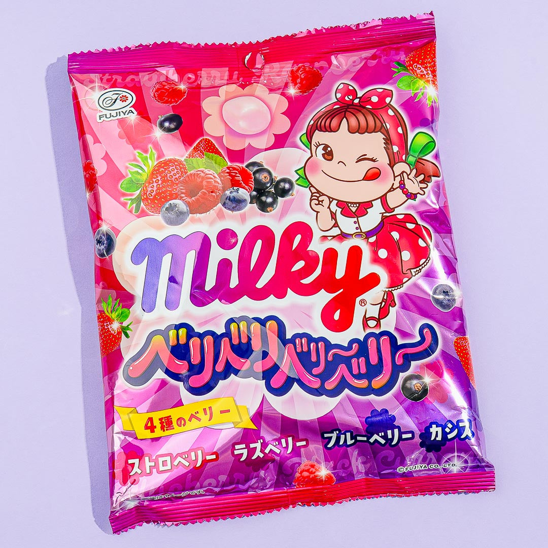 Milky Peko-Chan Candy - 4 Types of Berries – Japan Candy Store