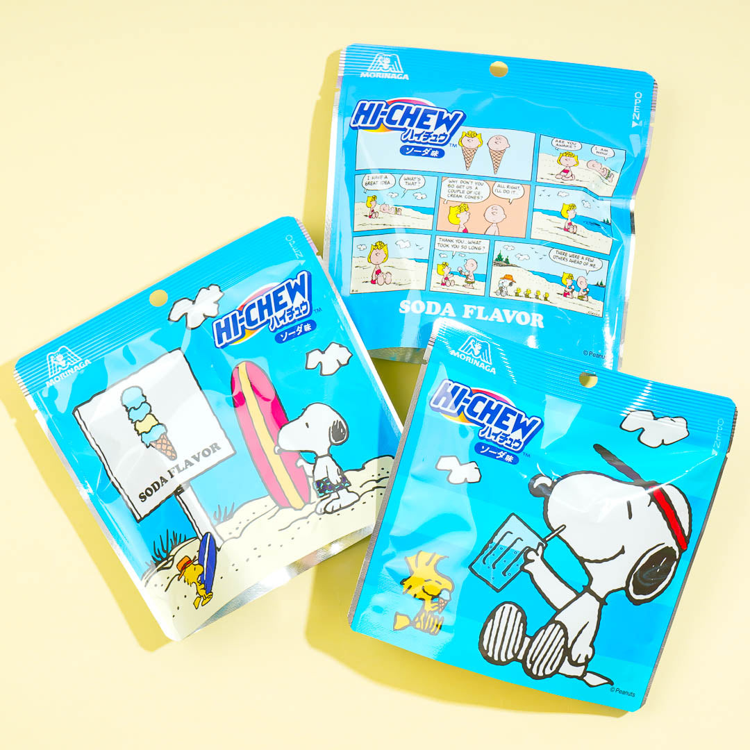 Snoopy PEANUTS x Hi-Chew Chewy Candy Pack - Soda – Japan Candy Store