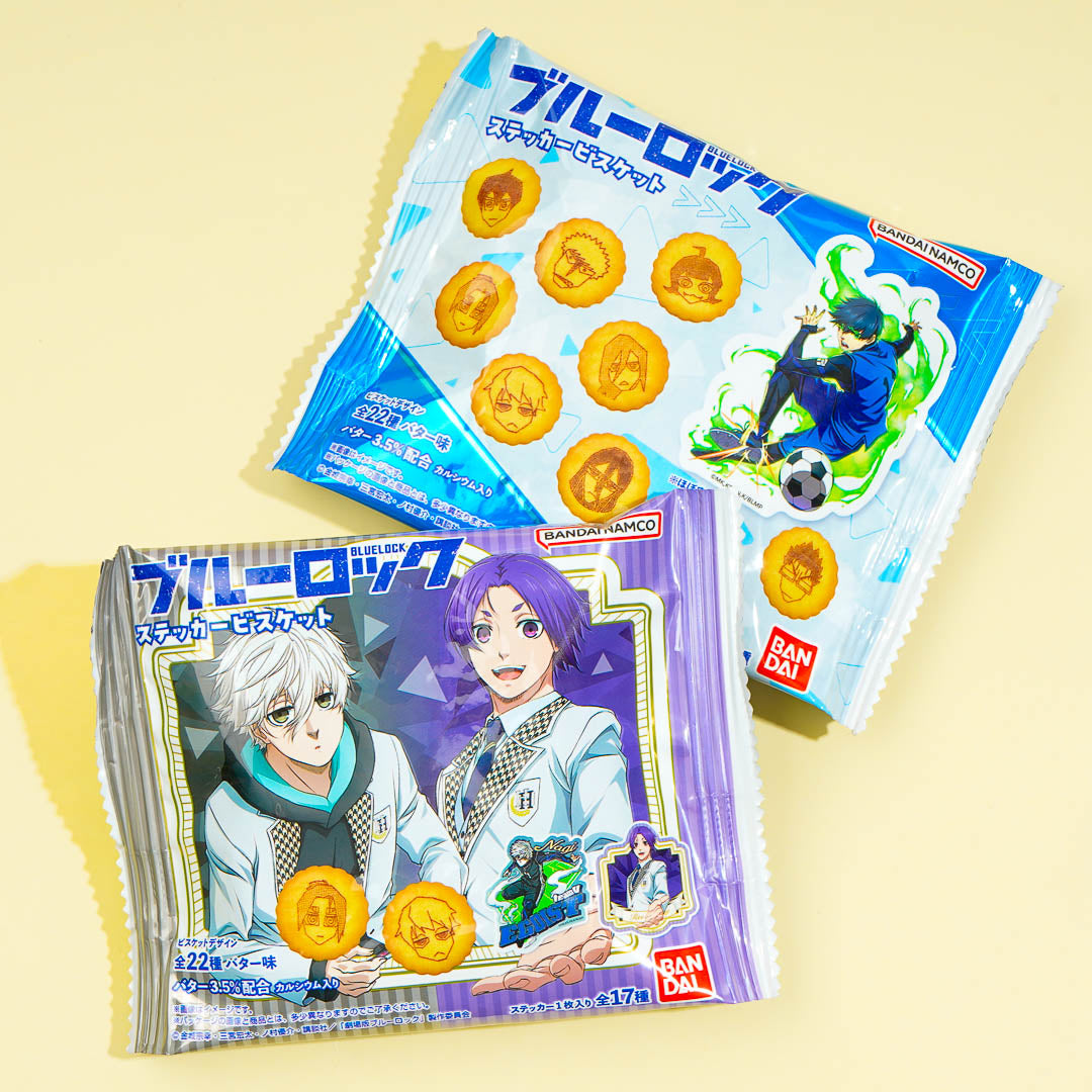 Blue Lock Biscuits With Sticker – Japan Candy Store