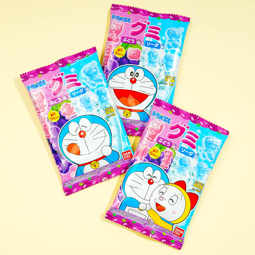 Doraemon Gummy Candy - Soda & Grape – Japan Candy Store