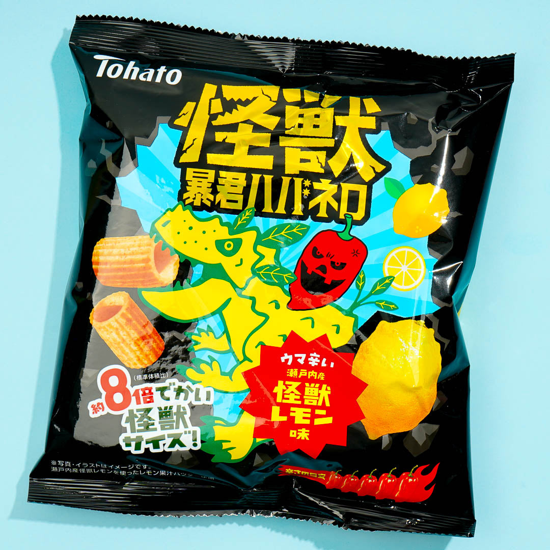 Tohato Tyrant Habanero Potato Snacks - Kaiju Lemon – Japan Candy Store
