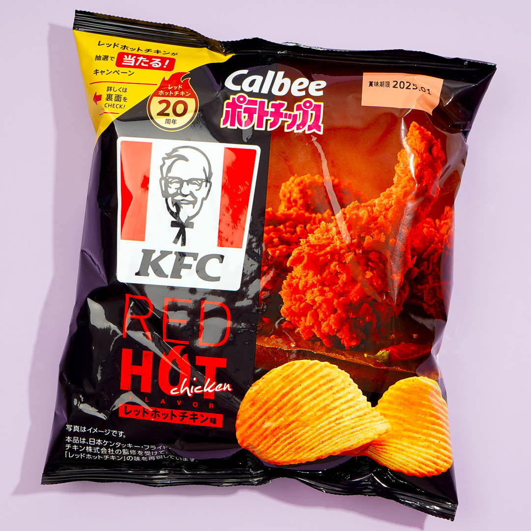 Calbee Potato Chips - KFC Red Hot Chicken – Japan Candy Store