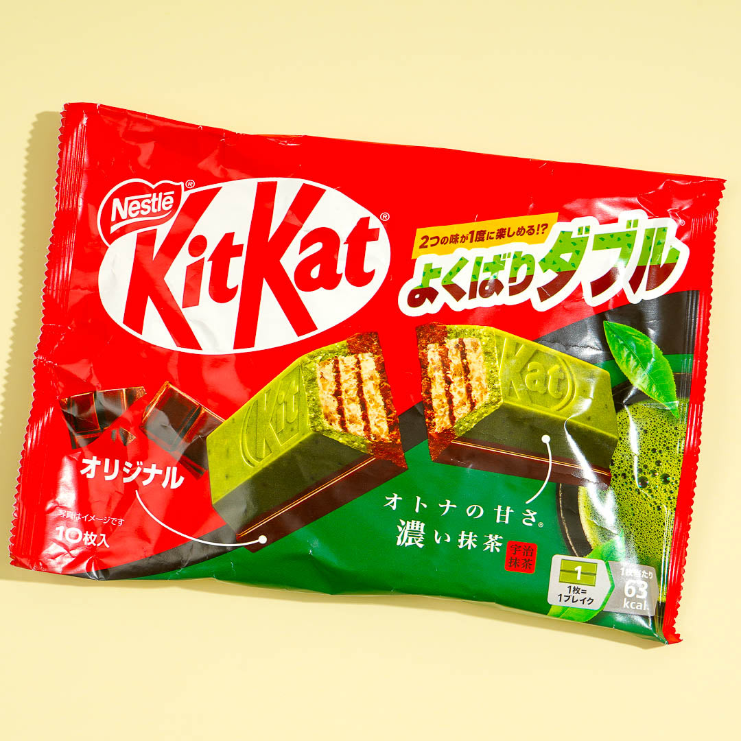 Kit Kat Yokubari Double Chocolates - Dark Matcha & Original – Japan ...