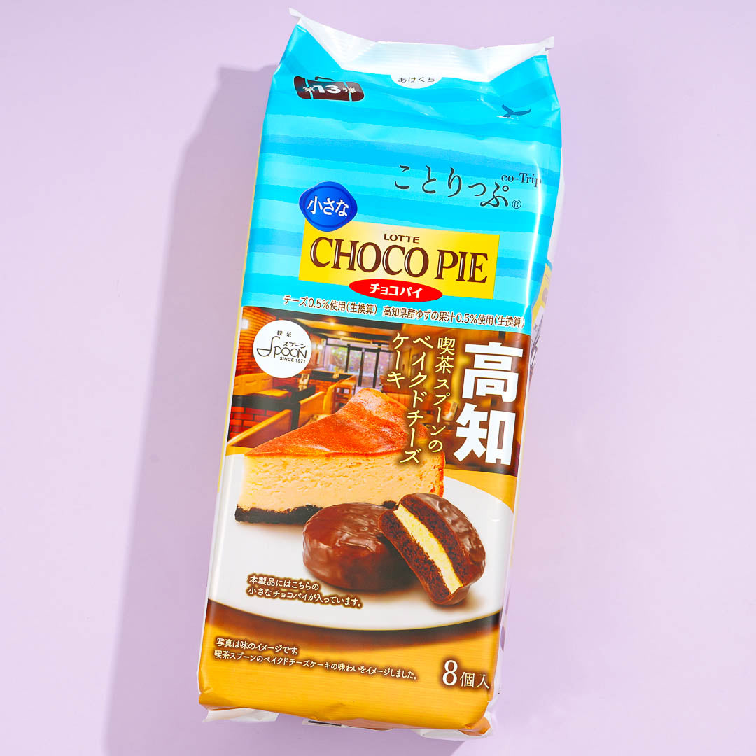 Lotte Co-Trip Choco Pie - Cafe Spoon's Baked Cheesecake – Japan Candy Store