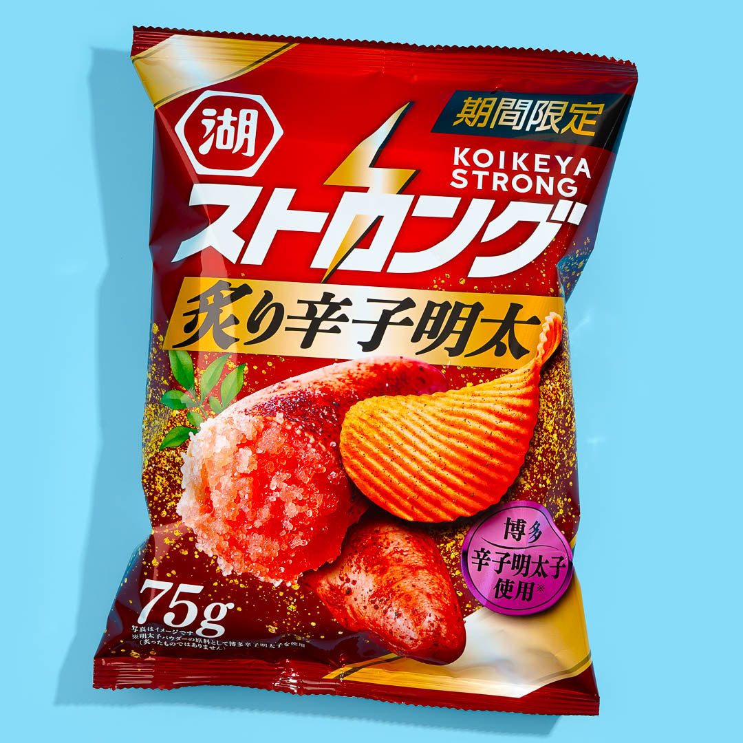 Koikeya Strong Potato Chips - Roasted Spicy Mentaiko – Japan Candy Store