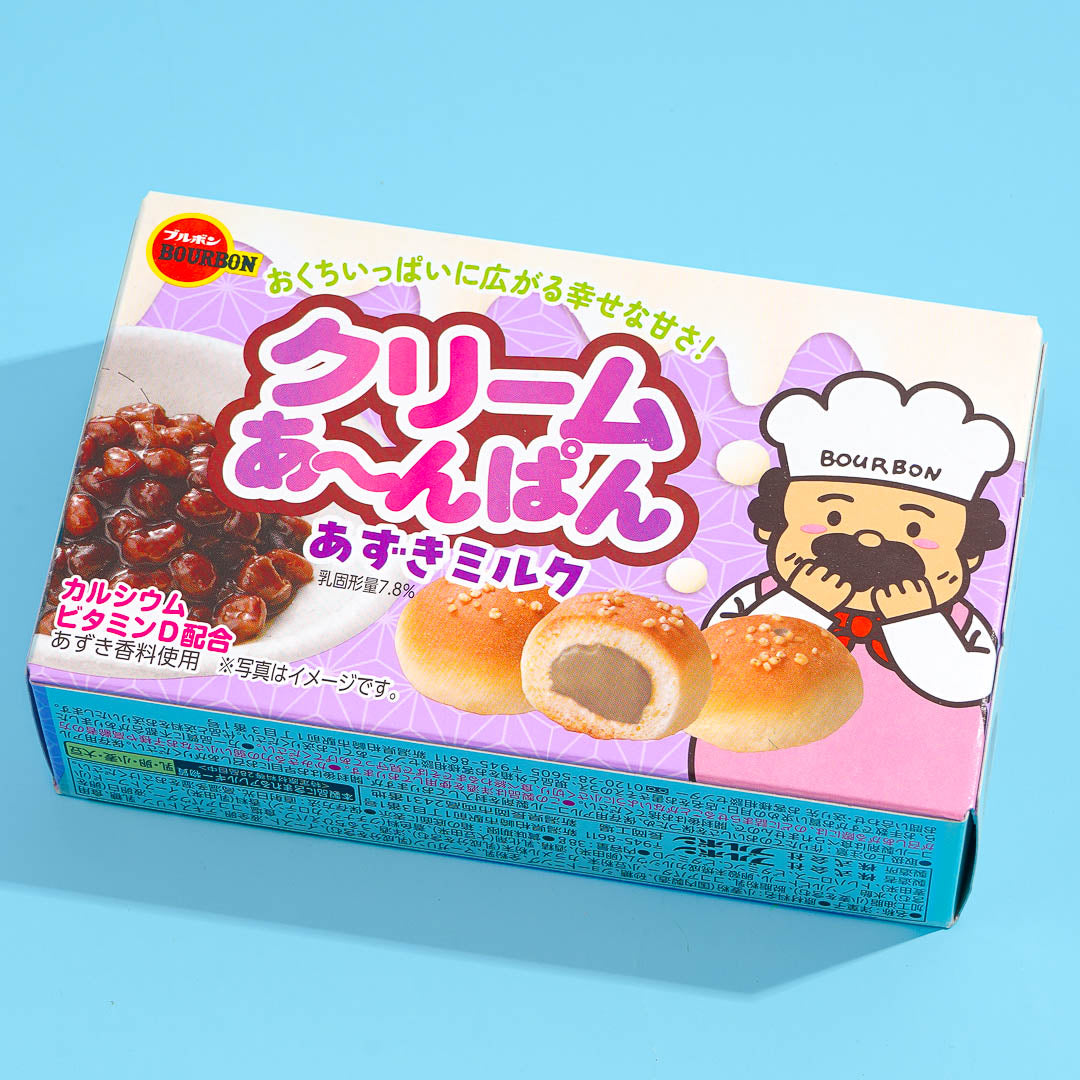Bourbon Anpan Bread Snacks - Azuki Milk – Japan Candy Store