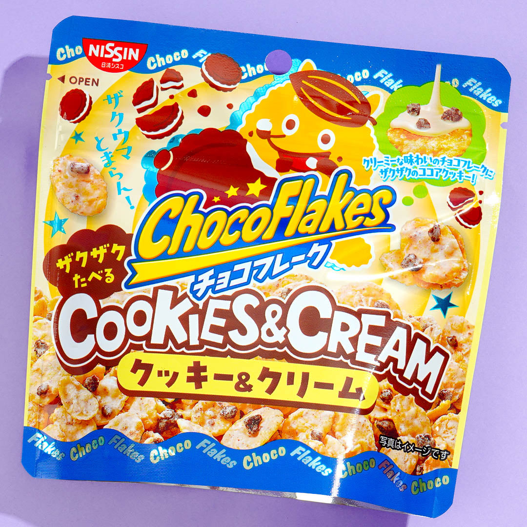 Nissin Choco Flakes - Cookies & Cream – Japan Candy Store