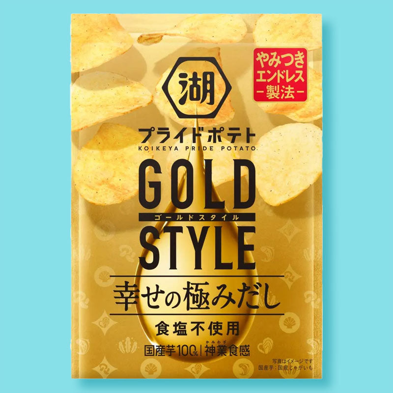 Koikeya Gold Style Pride Potato Chips - Extremely Happy Dashi – Japan ...
