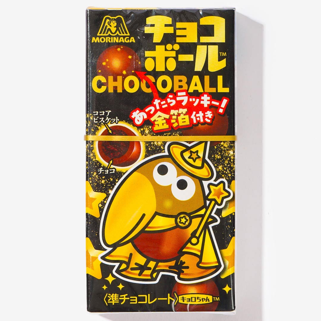 Morinaga Chocoball Lucky Gold Leaf - Cocoa – Japan Candy Store