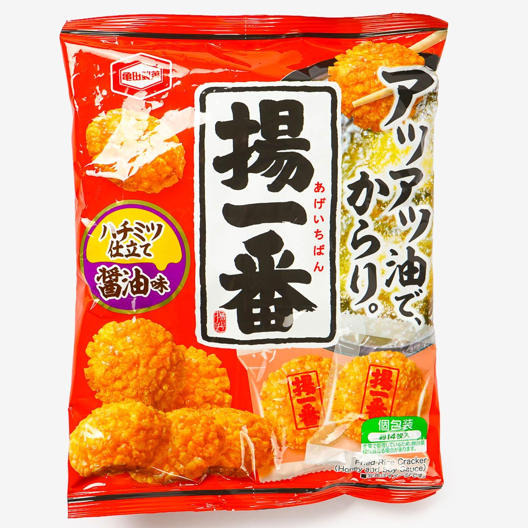 Kameda Age Ichiban Fried Rice Crackers - Honey Soy Sauce – Japan Candy ...
