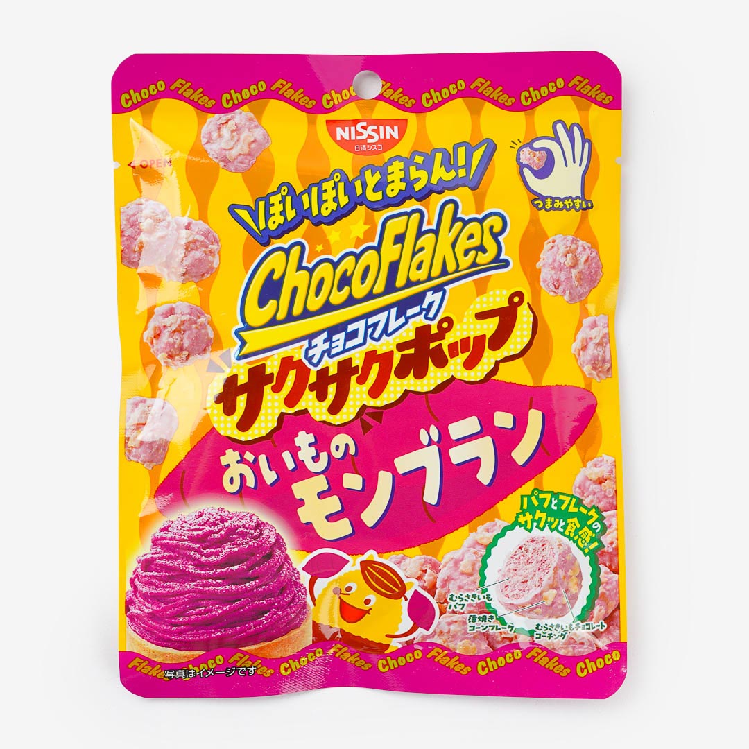 Nissin Choco Flakes - Sweet Potato Mont Blanc – Japan Candy Store