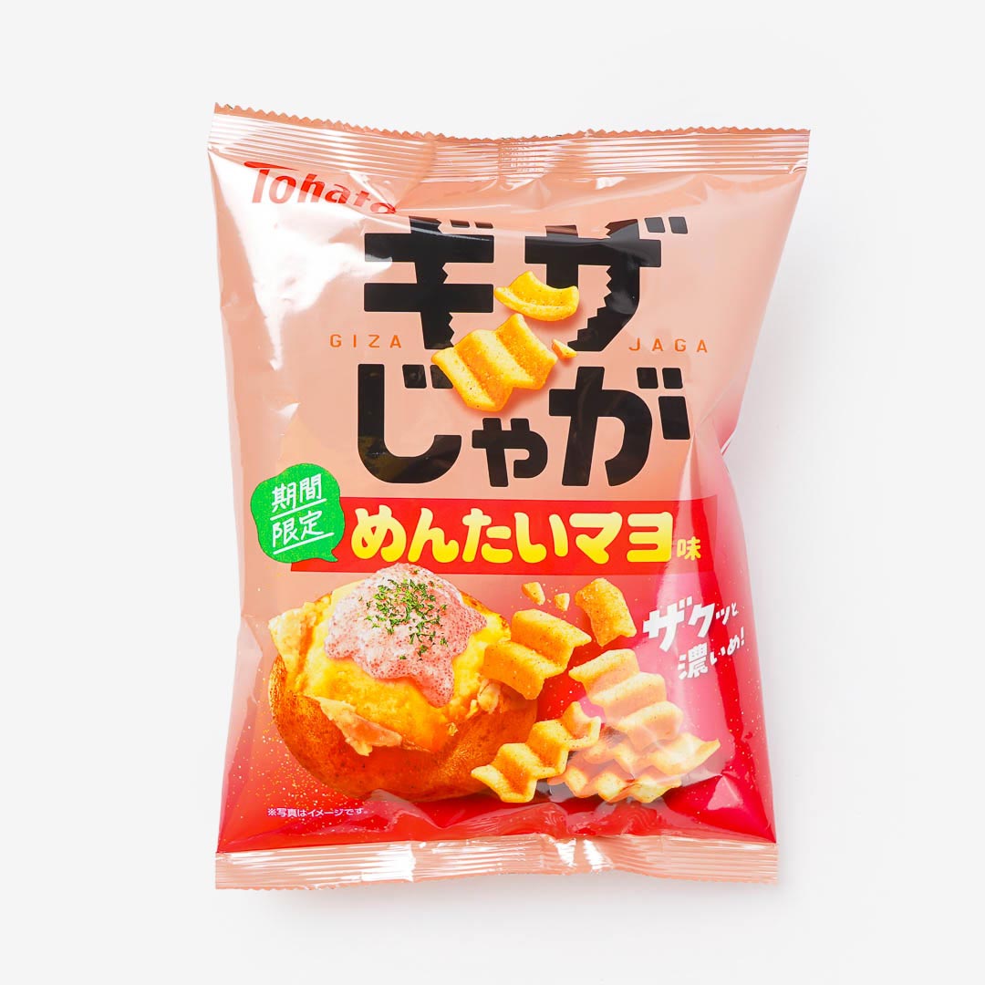Tohato Giza Jaga Potato Snacks - Mentaiko Mayo – Japan Candy Store