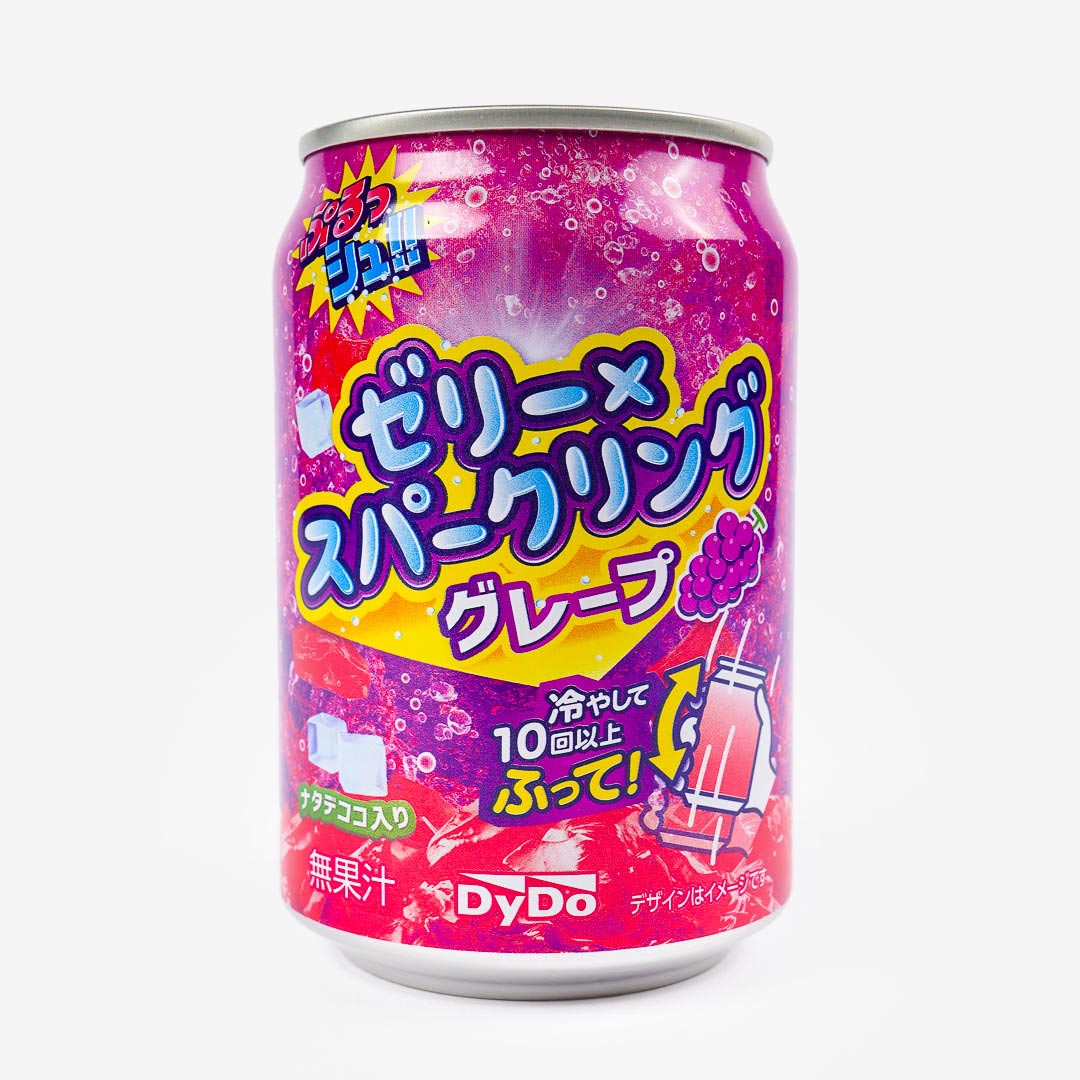 Dydo Purushu Sparkling Jelly Drink - Grape – Japan Candy Store