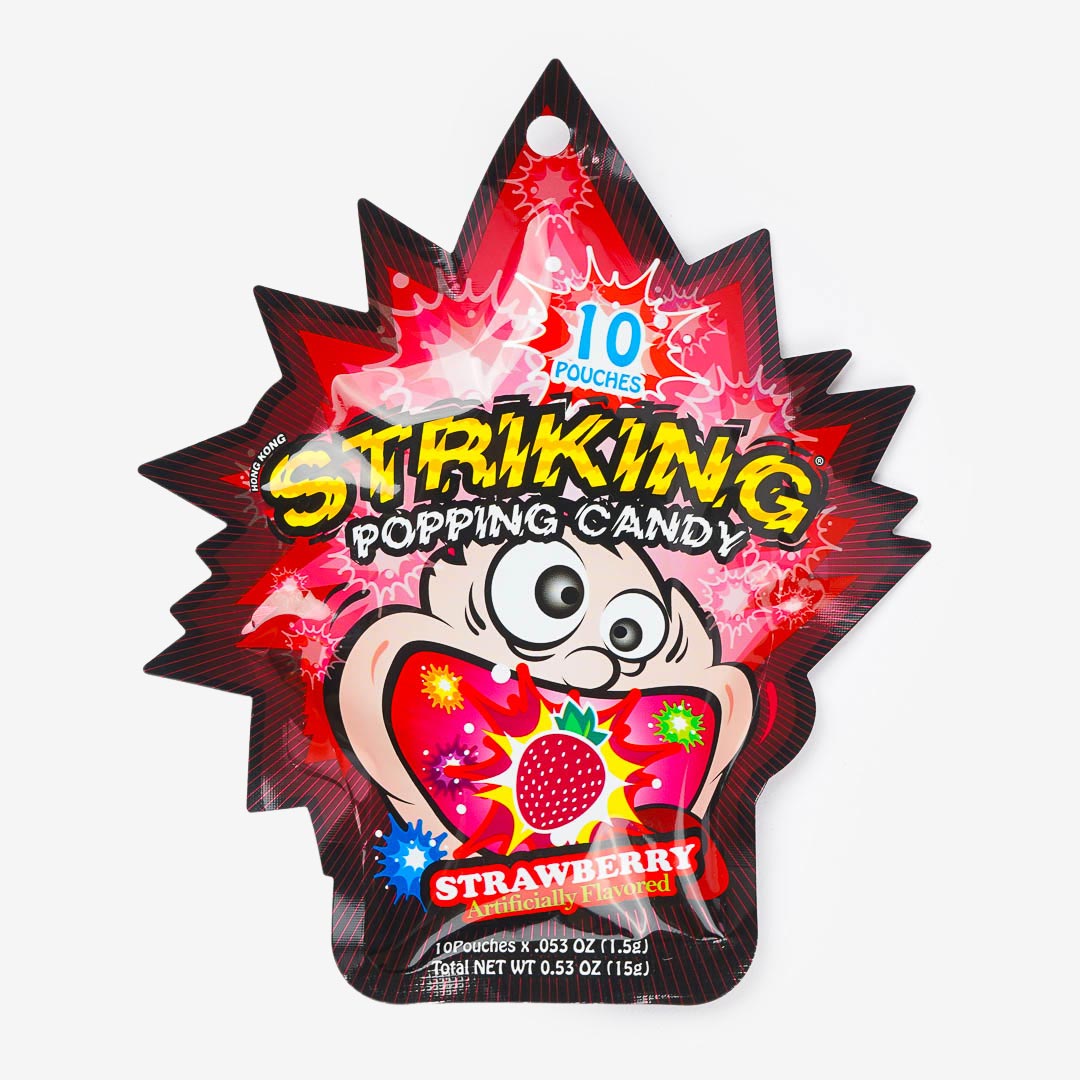 Striking Popping Candy - Strawberry – Japan Candy Store