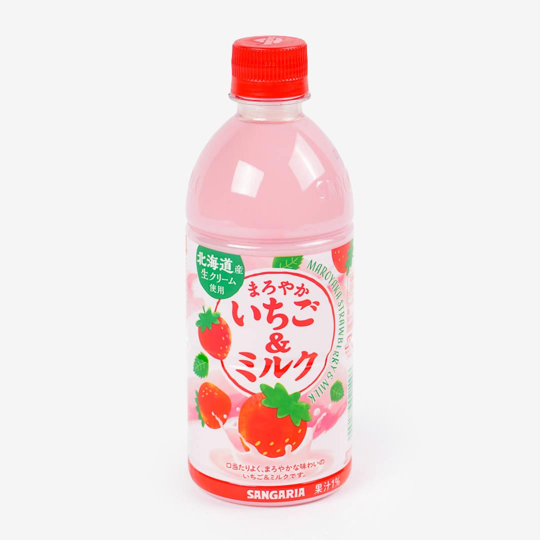 Sangaria Maroyaka Strawberry Milk – Japan Candy Store